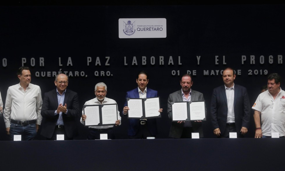 AL IGUAL QUE COAHUILA, QUERÉTARO TIENE UN ACUERDO POR LA PAZ LABORAL Y ...